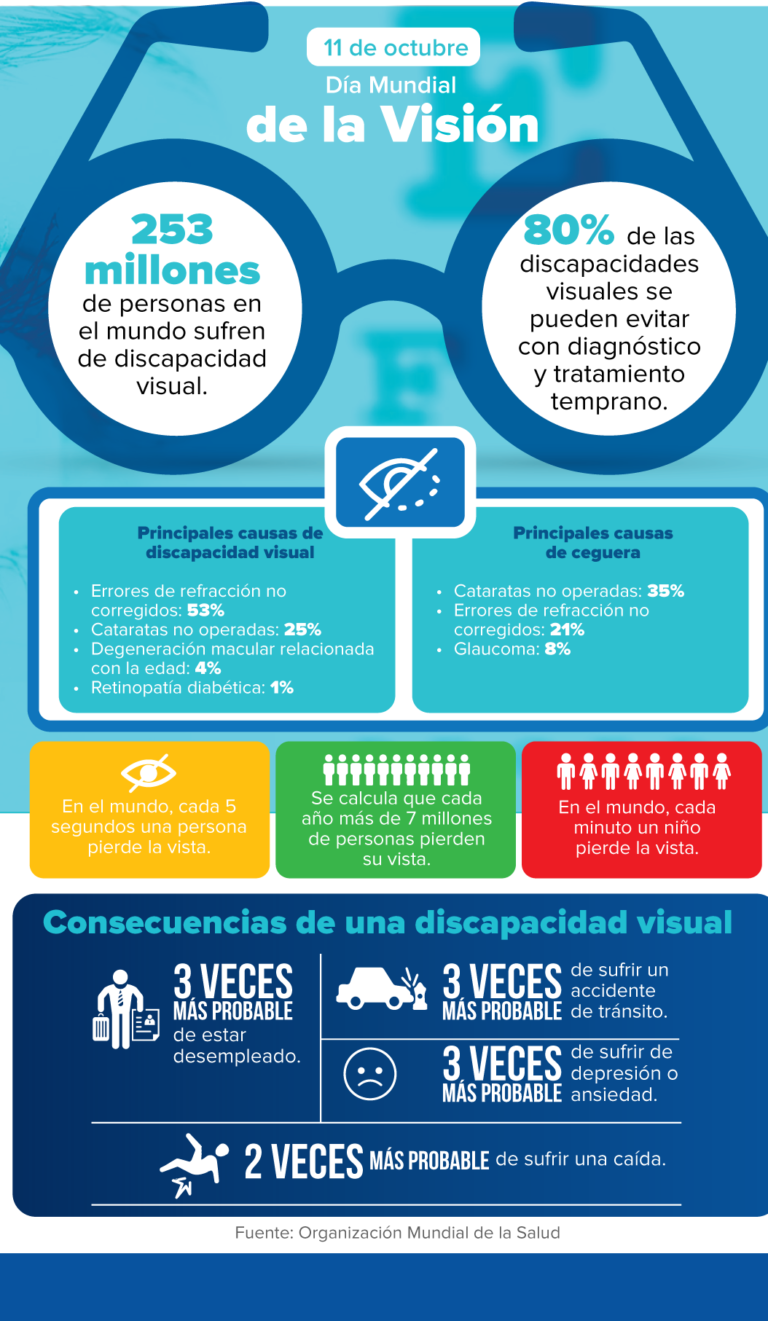 ¿Cuáles son las principales causas de discapacidad visual en el mundo ...